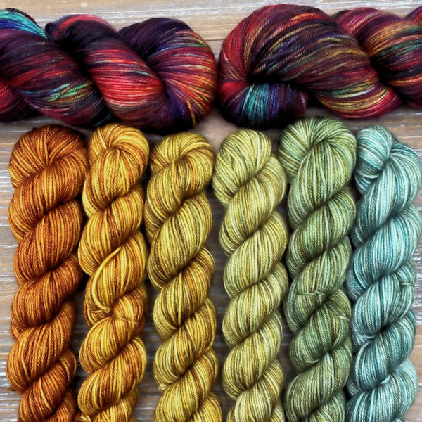 Stony Stream Kit - Joshua Tree & Blaze - Fiber Optic Yarns