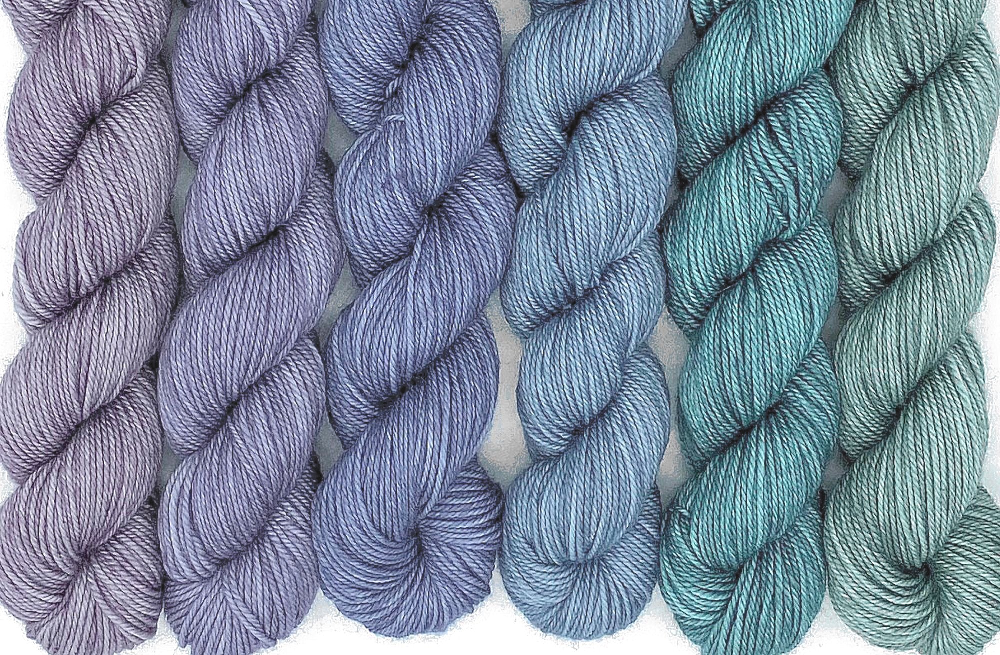 Gradient Six Packs - Fiber Optic Yarns