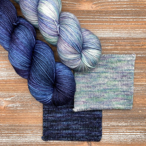 Shadow Weave Shawl Yarn Kit - Fiber Optic Yarns