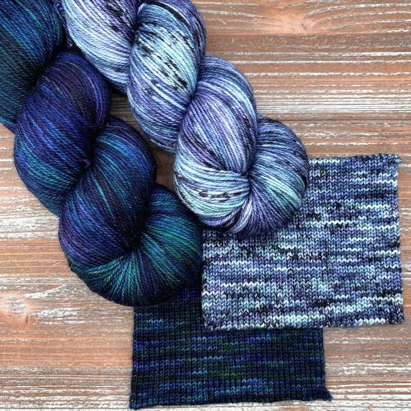 Shadow Weave Shawl Yarn Kit - Fiber Optic Yarns