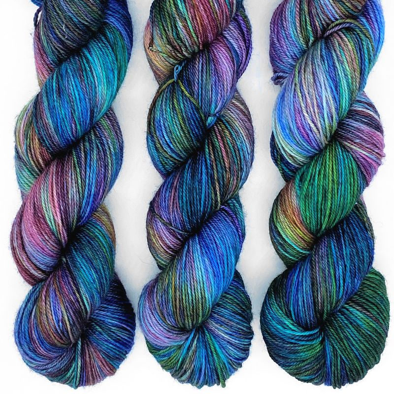 Peacocks - Fiber Optic Yarns
